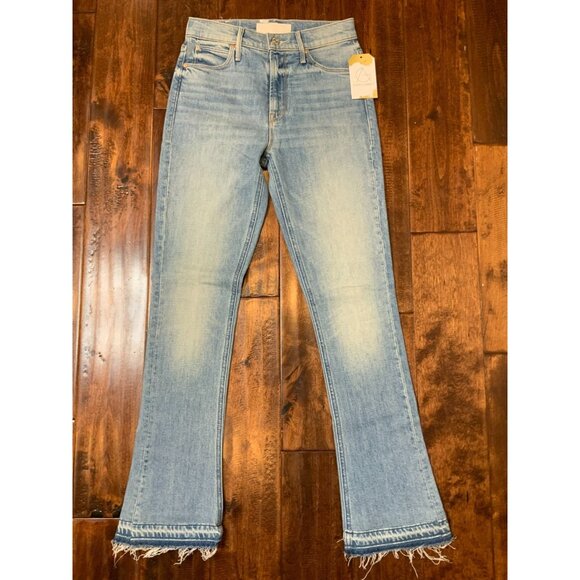 MOTHER | Jeans | Mother Superior Light Wash High Waisted Runaway Undone ...